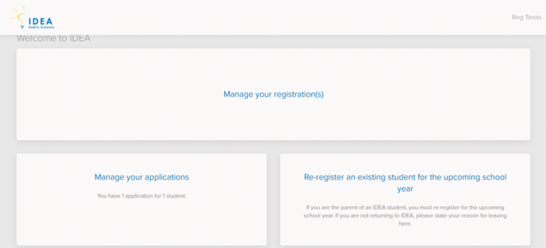 Registration - IDEA Public Schools