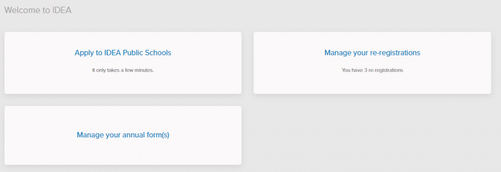 Annual Forms - IDEA Public Schools
