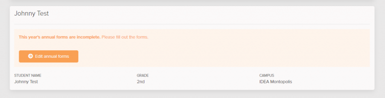 Annual Forms - IDEA Public Schools