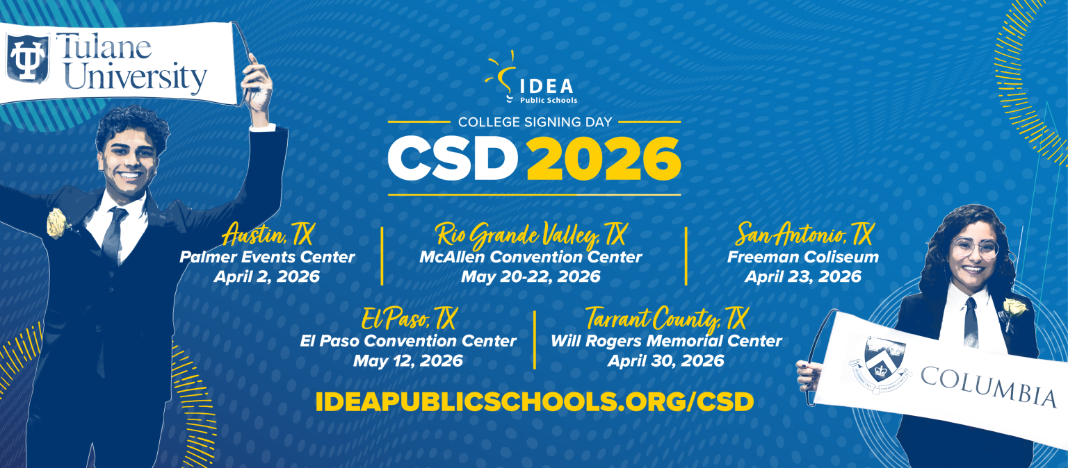 Apply Today! IDEA Public Schools 2026-2027 Student Applications Are Now ...